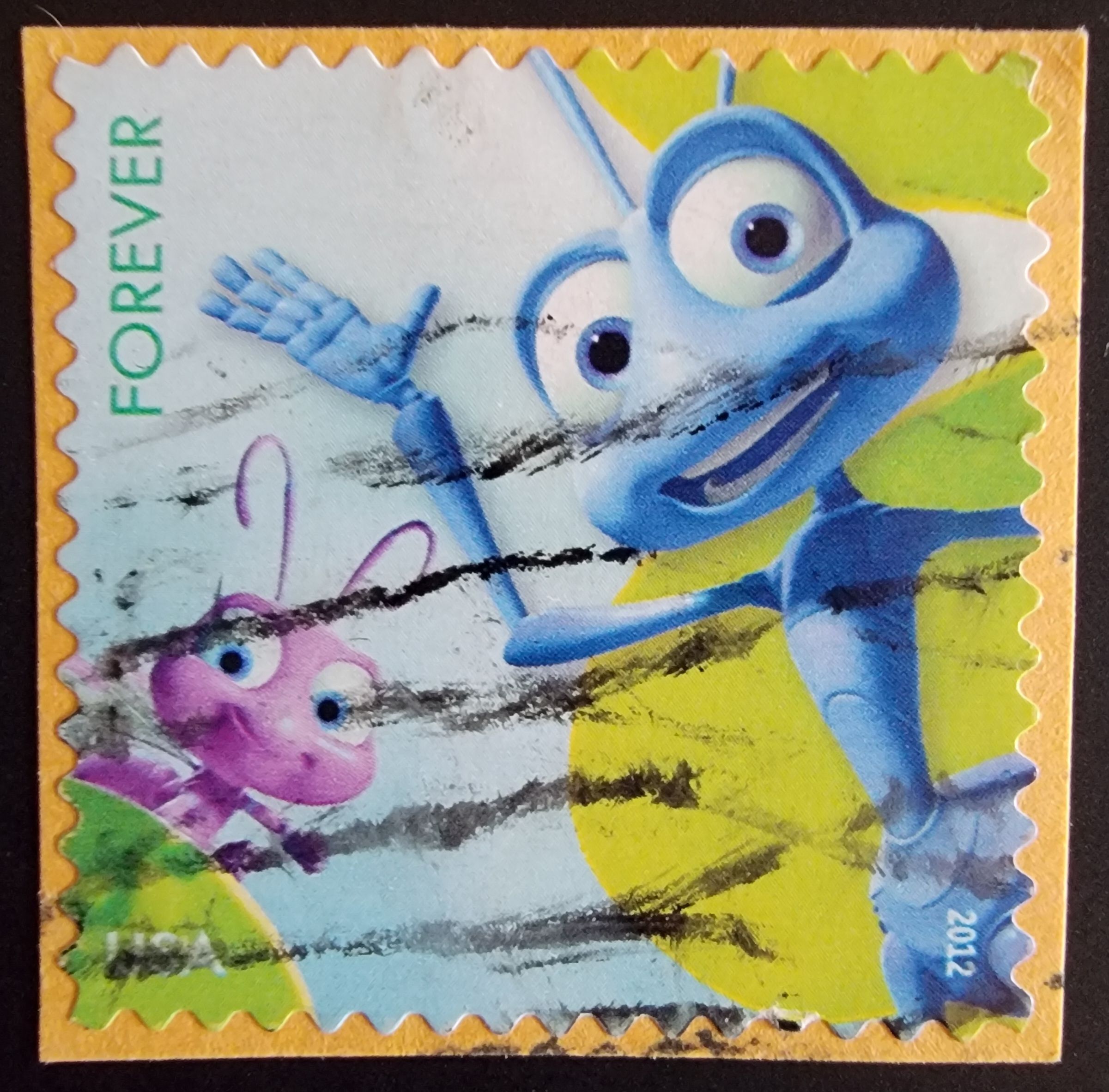 US 4677 (2012 Pixar - "Mail a Smile" - A Bug's Life) | United States ...