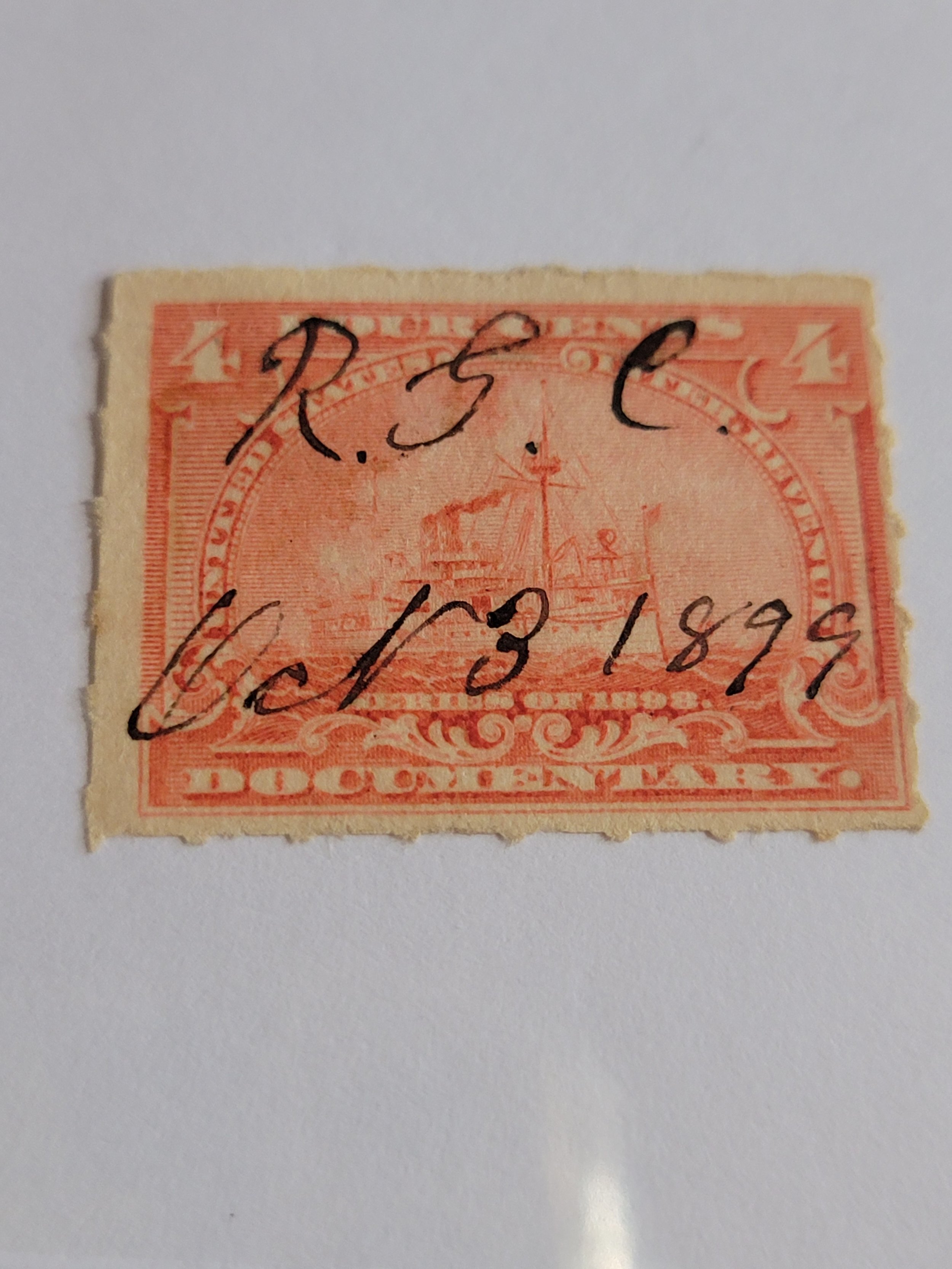 United states #R166. Used | United States, Revenues Stamp / HipStamp