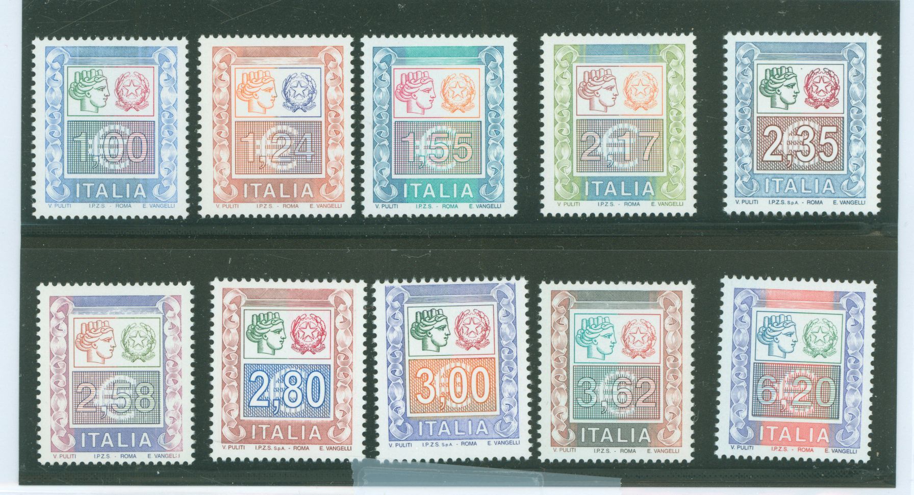 Italy #2454-2465 Single (Complete Set) | Europe - Italy, General Issue ...