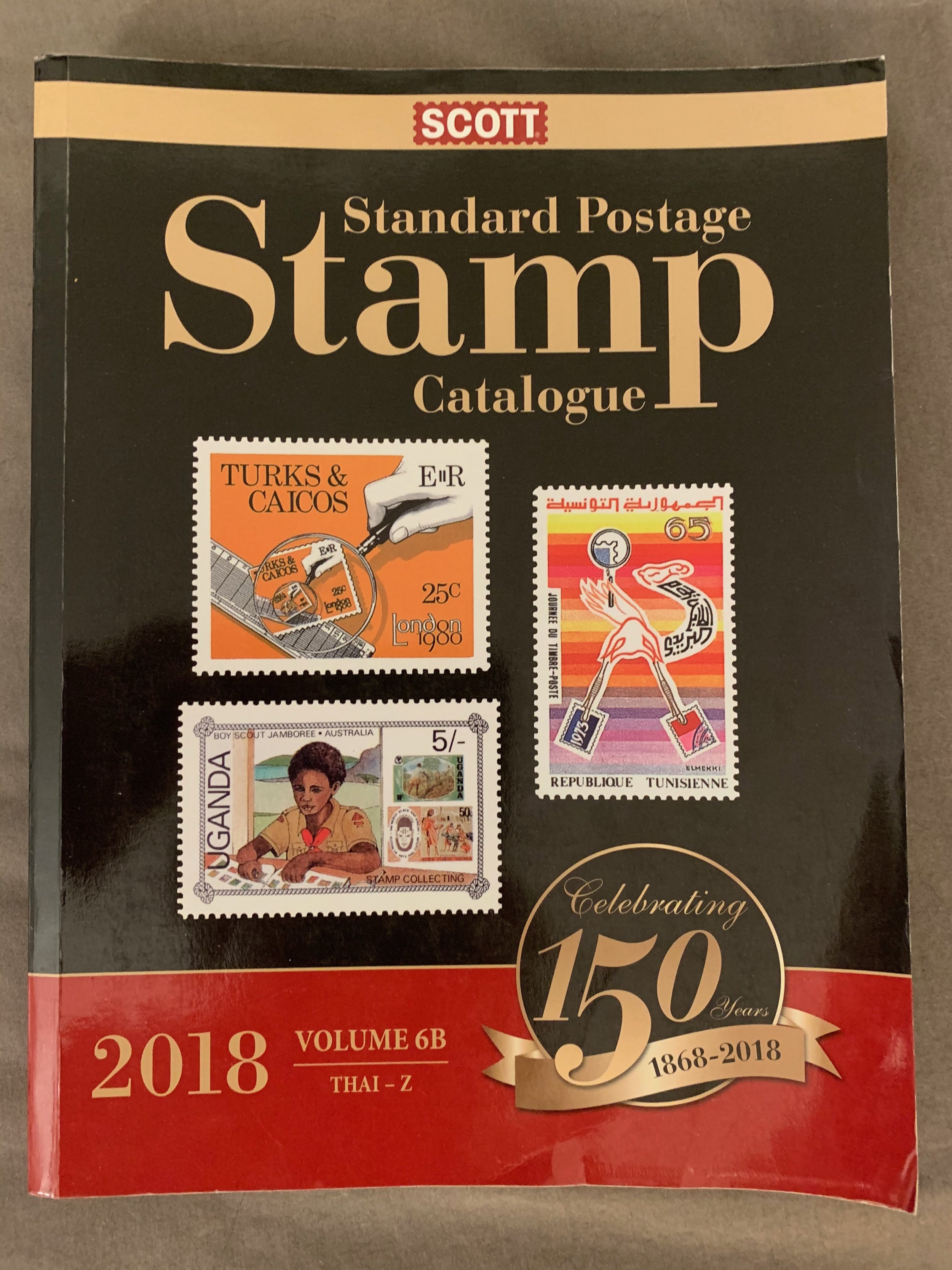 2018 Scott catalog - Volume 6B, Thailand- Z countries. Media mail, to ...