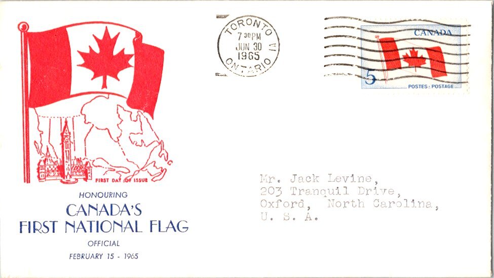 Canada Scott 439 Typewritten Address. | Canada, General Issue Stamp ...