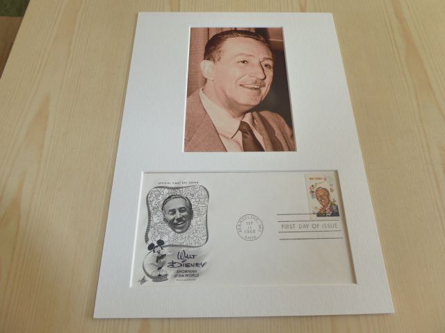 Walt Disney USA FDC Cover mounted photograph mount size A4 | United ...