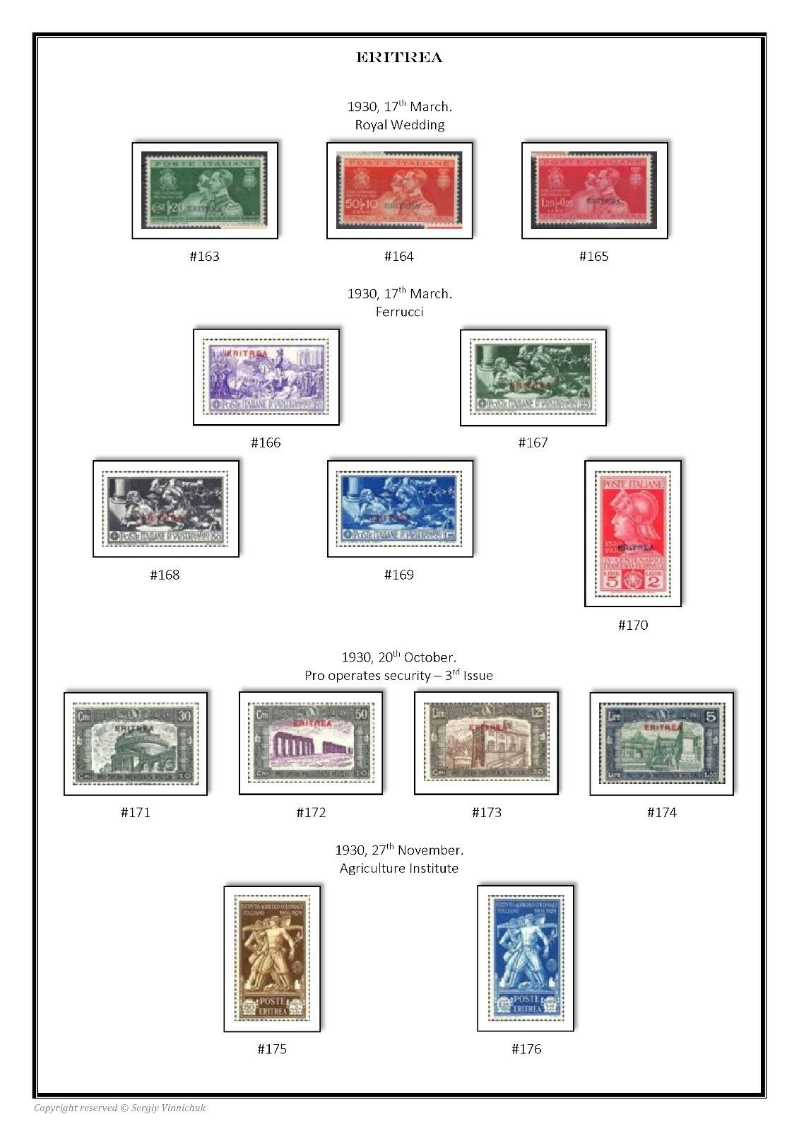 Italian Colonies and Territories 1893-1960 PDF(DIGITAL) STAMP ALBUM ...
