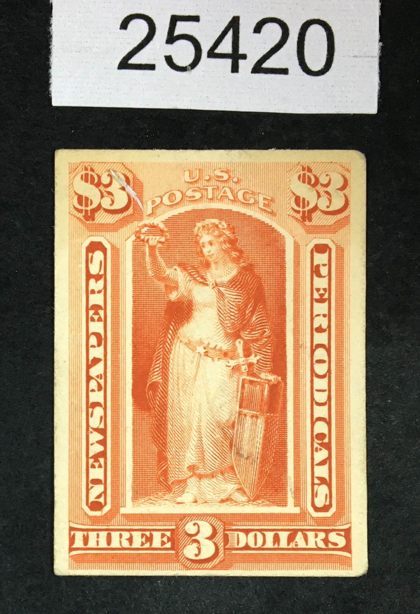 US Stamps # Pr25P4 Proof on Card $15 LOT #25420 | United States, Back ...