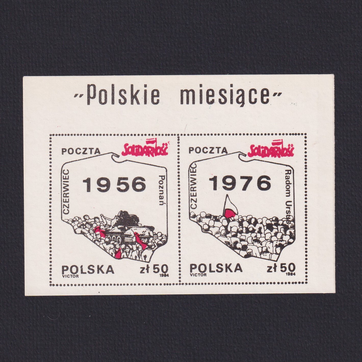 POLAND, Solidarity (Solidarnosc) labels, Polish months, Propaganda ...
