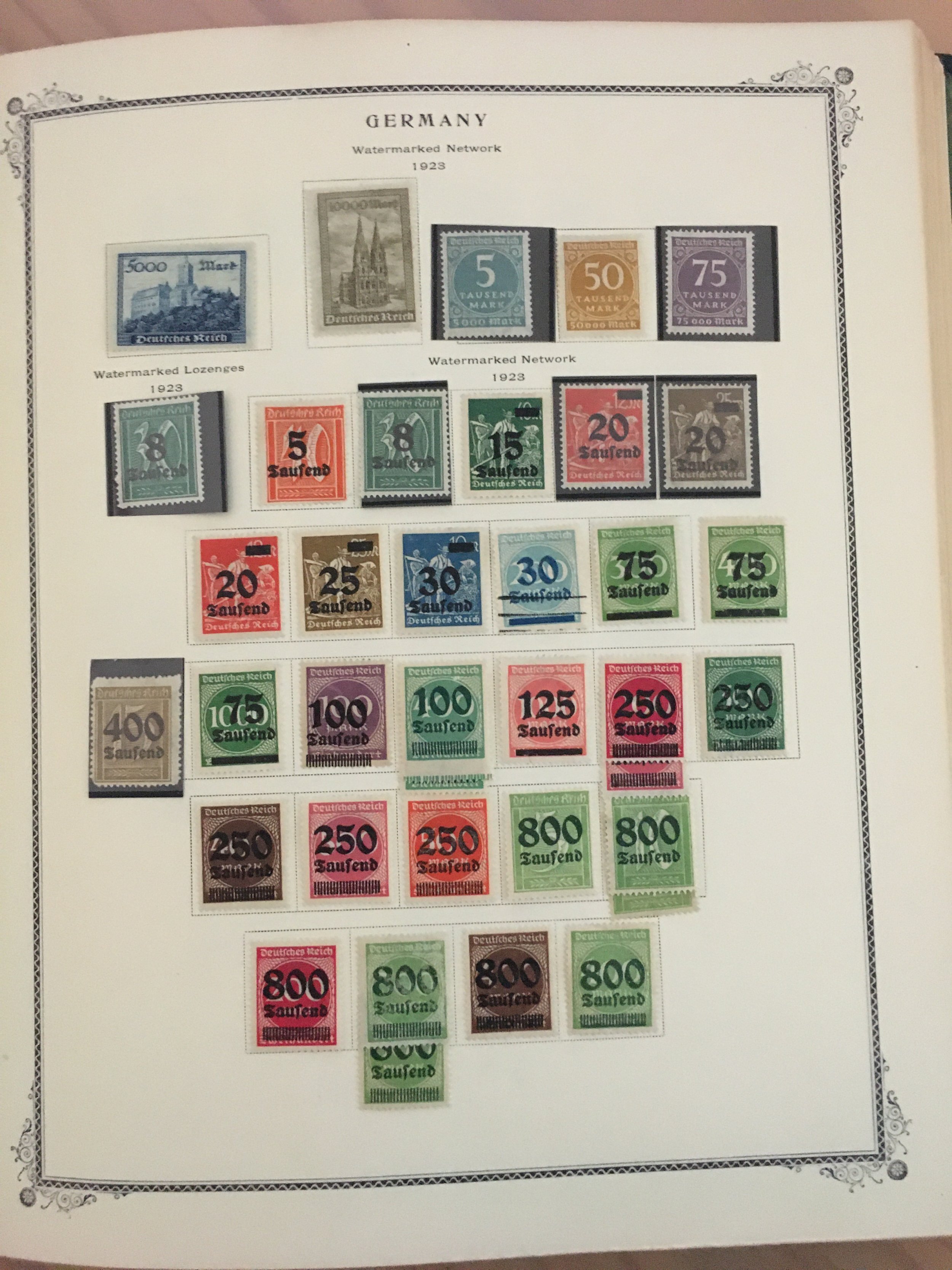 Nice Germany Collection in Scott Specialty album | Europe - Germany ...