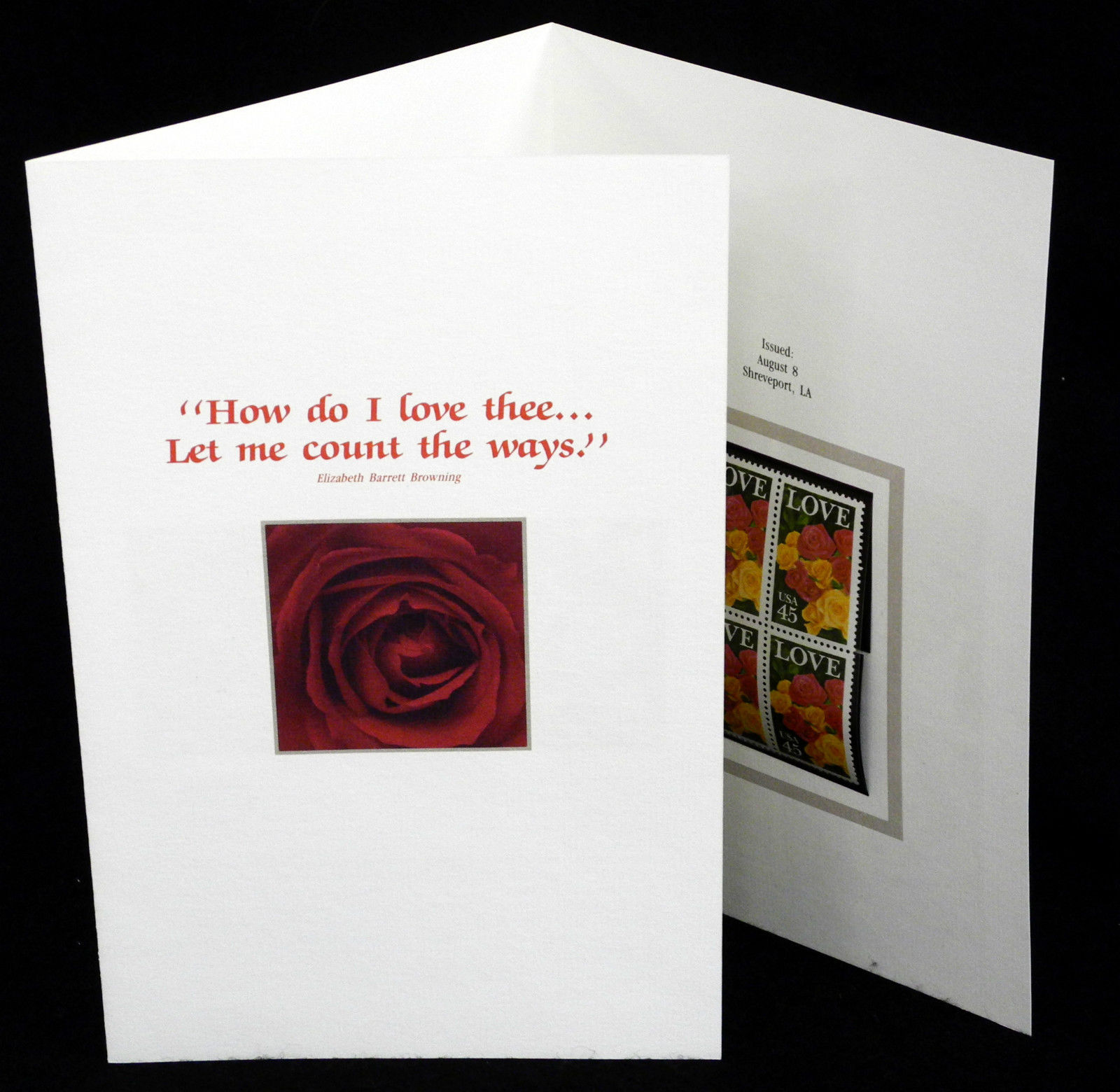 1988 US Postal Commemorative Love Stamp Folder - (Esp#Z16586) | United ...