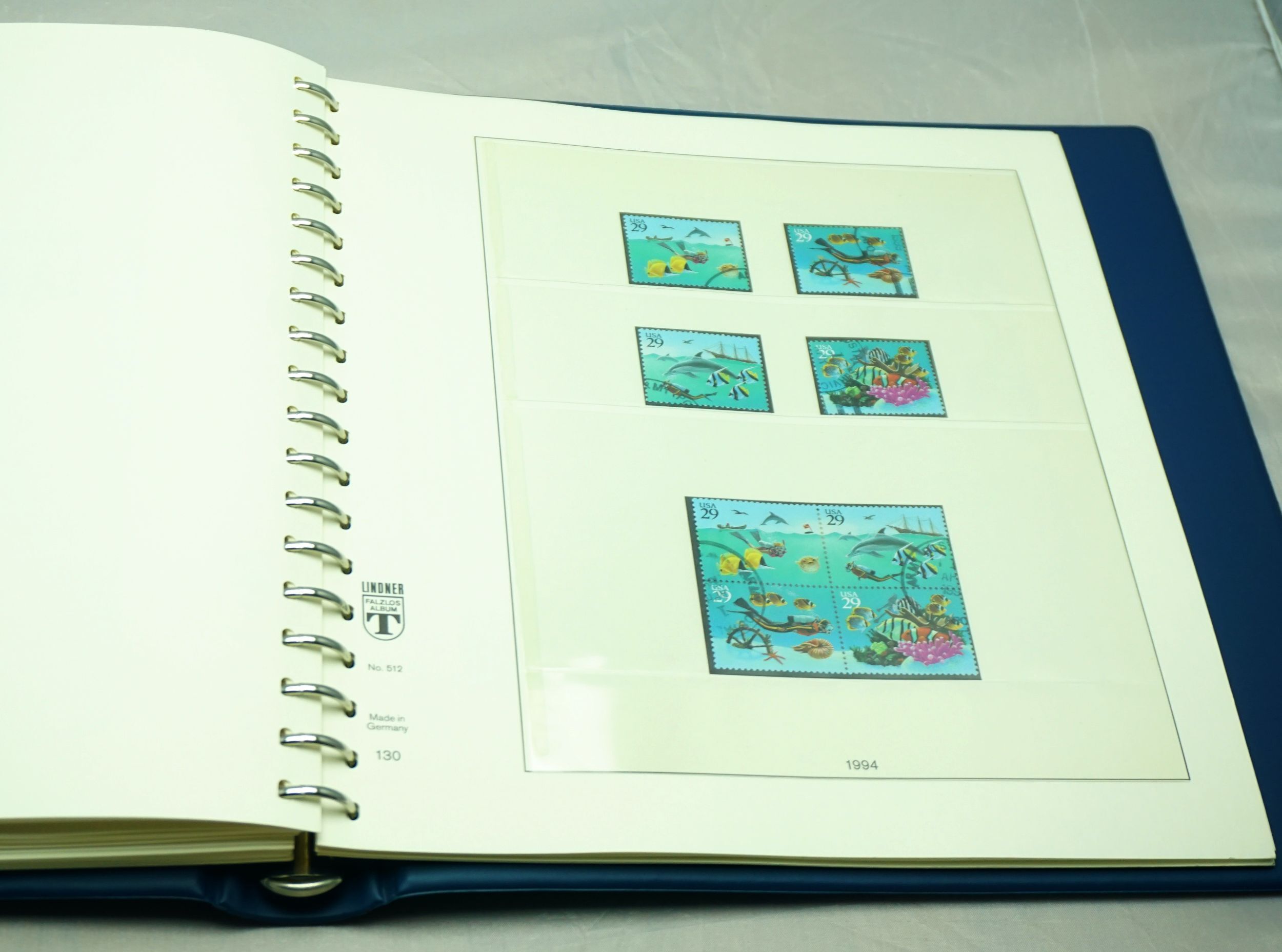 Lindner USA Postage Stamp Booklet Collection in 10 Hingeless Albums up ...