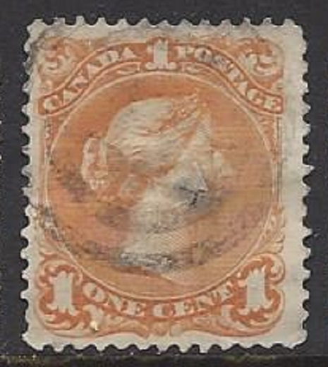 Canada 23 thin Sc# 23 CV$300 | Worldwide - Other, General Issue Stamp ...