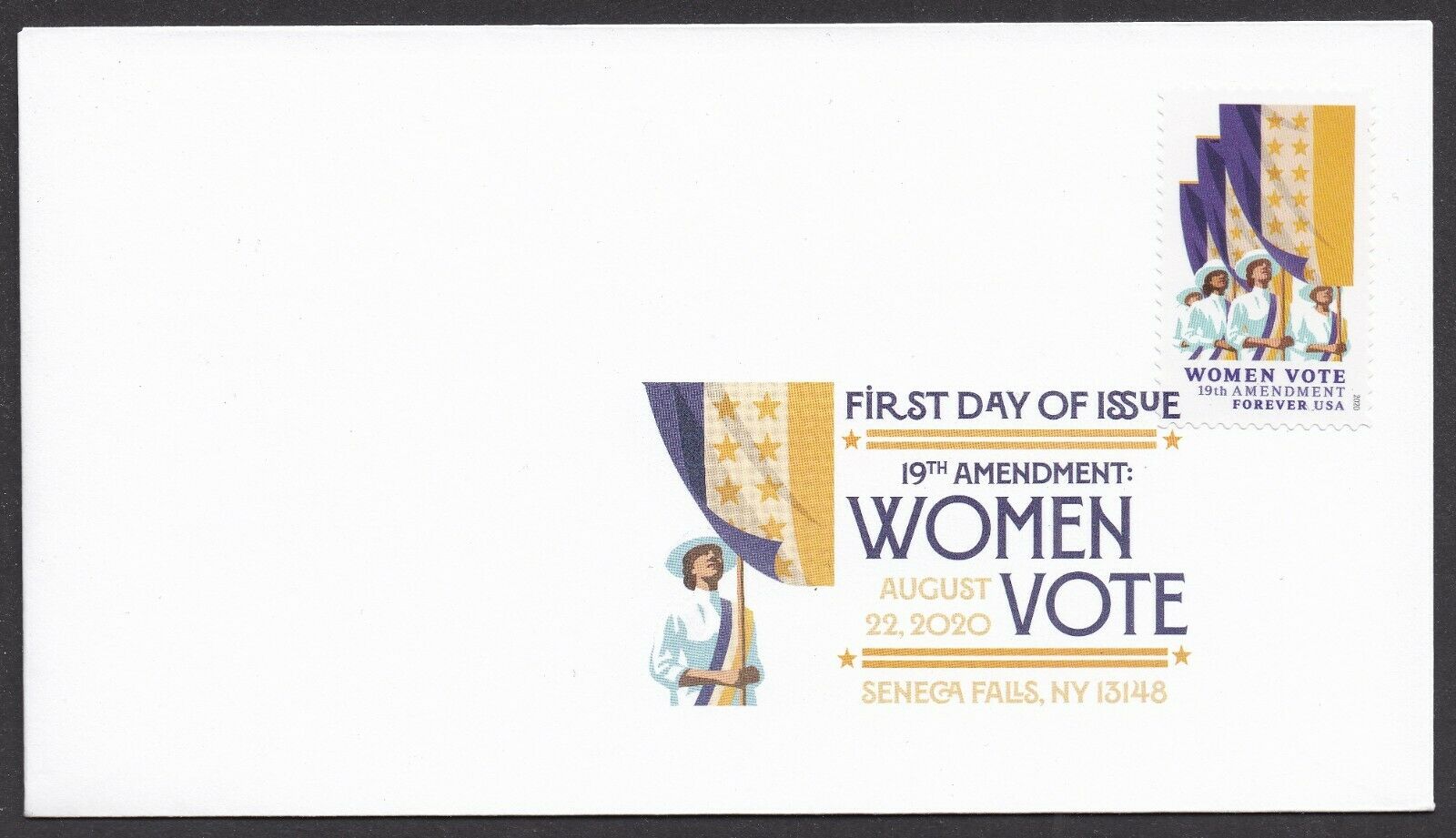 US 5523 19th Amendment Women Vote DCP FDC 2020 | United States, General ...