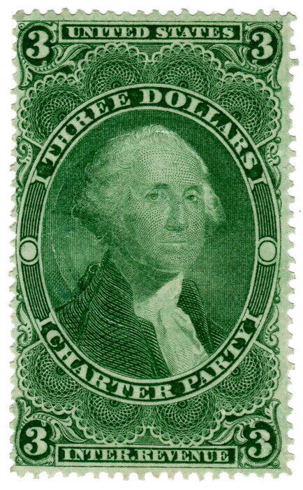 (I.B) US Revenue : Charter Party $3 | United States, Stamp / HipStamp