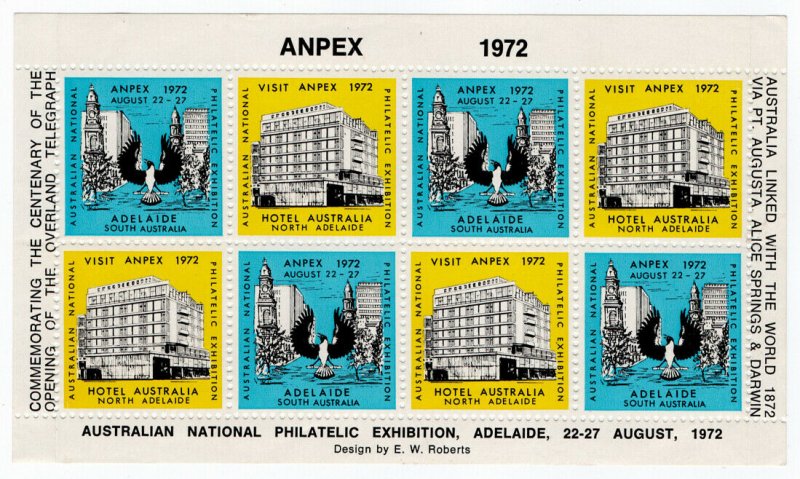 (I.B) Australia Cinderella : Australian National Philatelic Exhibition ...
