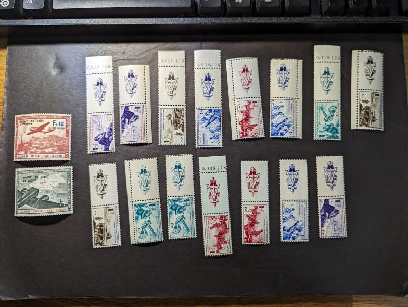 1943 France LVF Volunteers in German Army Feldpost Cover and Mint ...