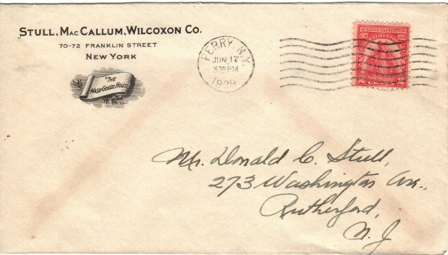 #657 General Sullivan Expedition Still, MacCallum, Wilcoxon CO corner ...