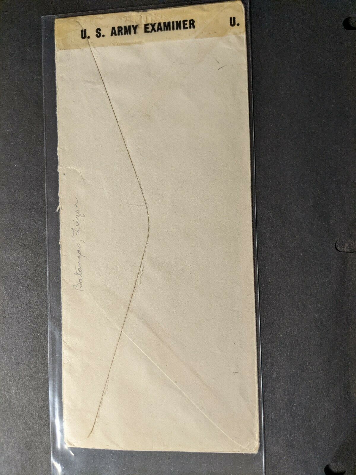 APO 73 BATANGAS, LUZON, PHILIPPINES 1945 WWII Army Cover BASE R ...