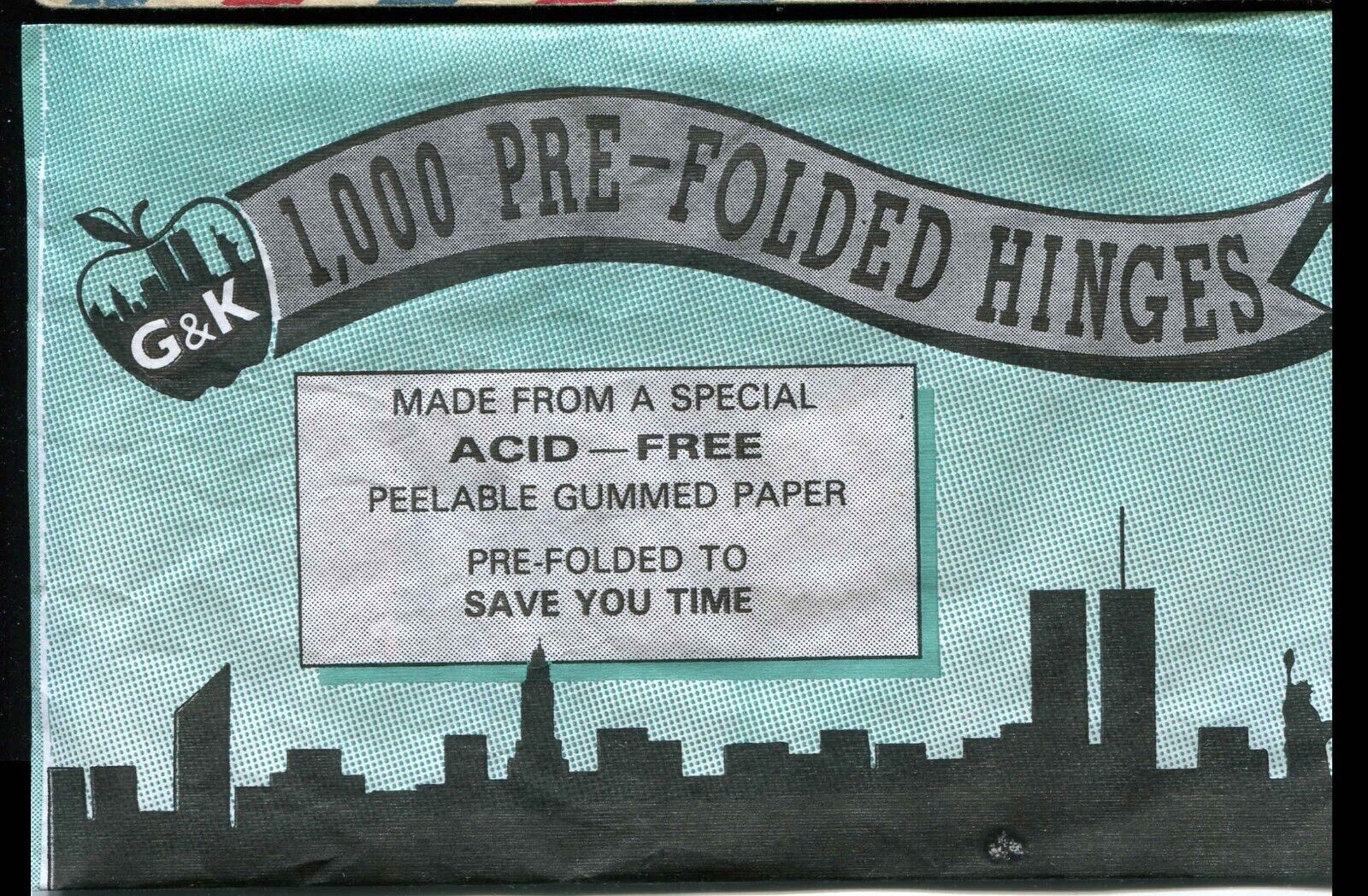 G&K Prefolded Stamp HINGES Pack of 1000 New Made In Germany Finest ...