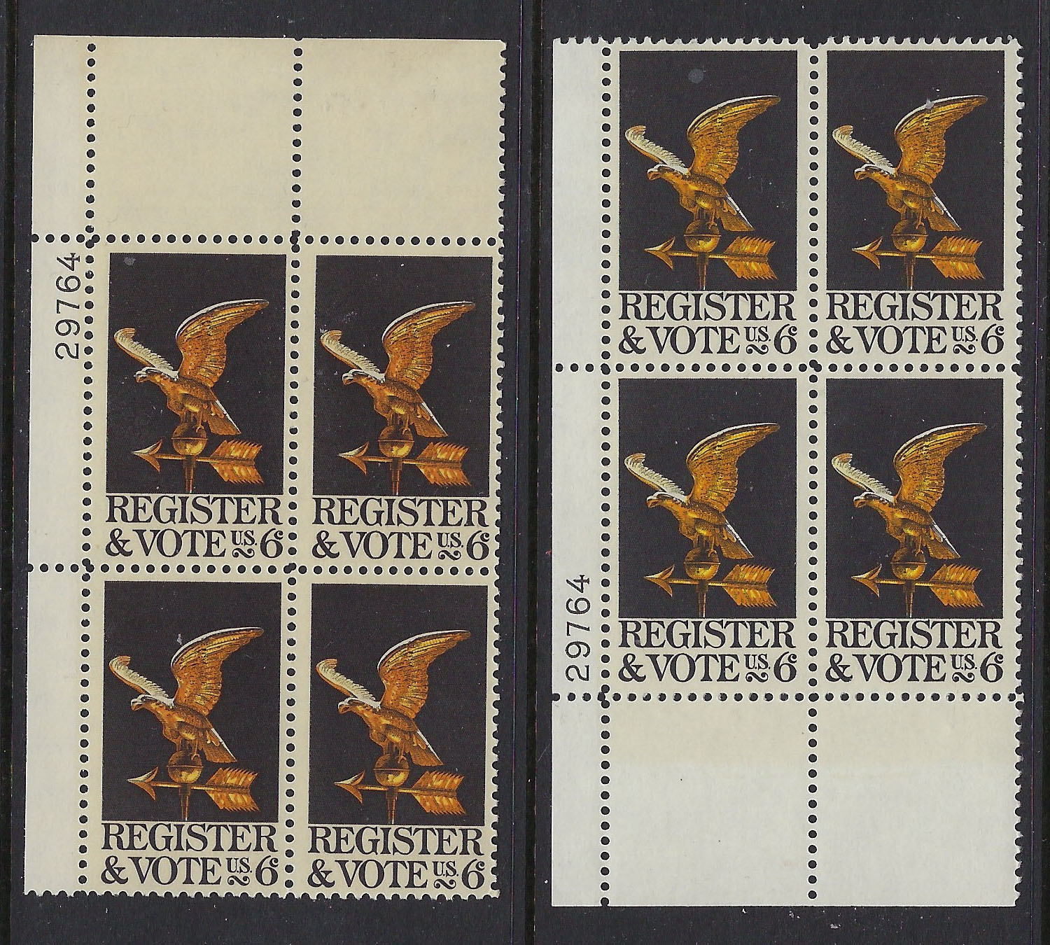 1344, Register and Vote, Matched Pair, NH | United States, General ...