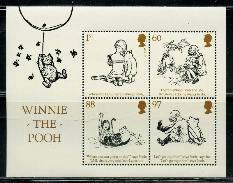 Great Britain Scott # 2848 Winnie the Pooh Souvenir Sheet Mint NH ...