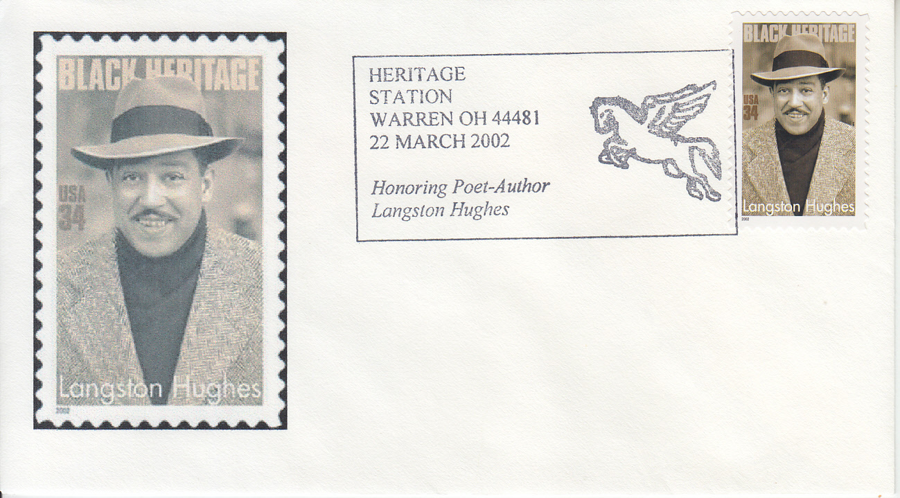 2002 USA Langston Hughes Pictorial Warren OH CG | United States ...
