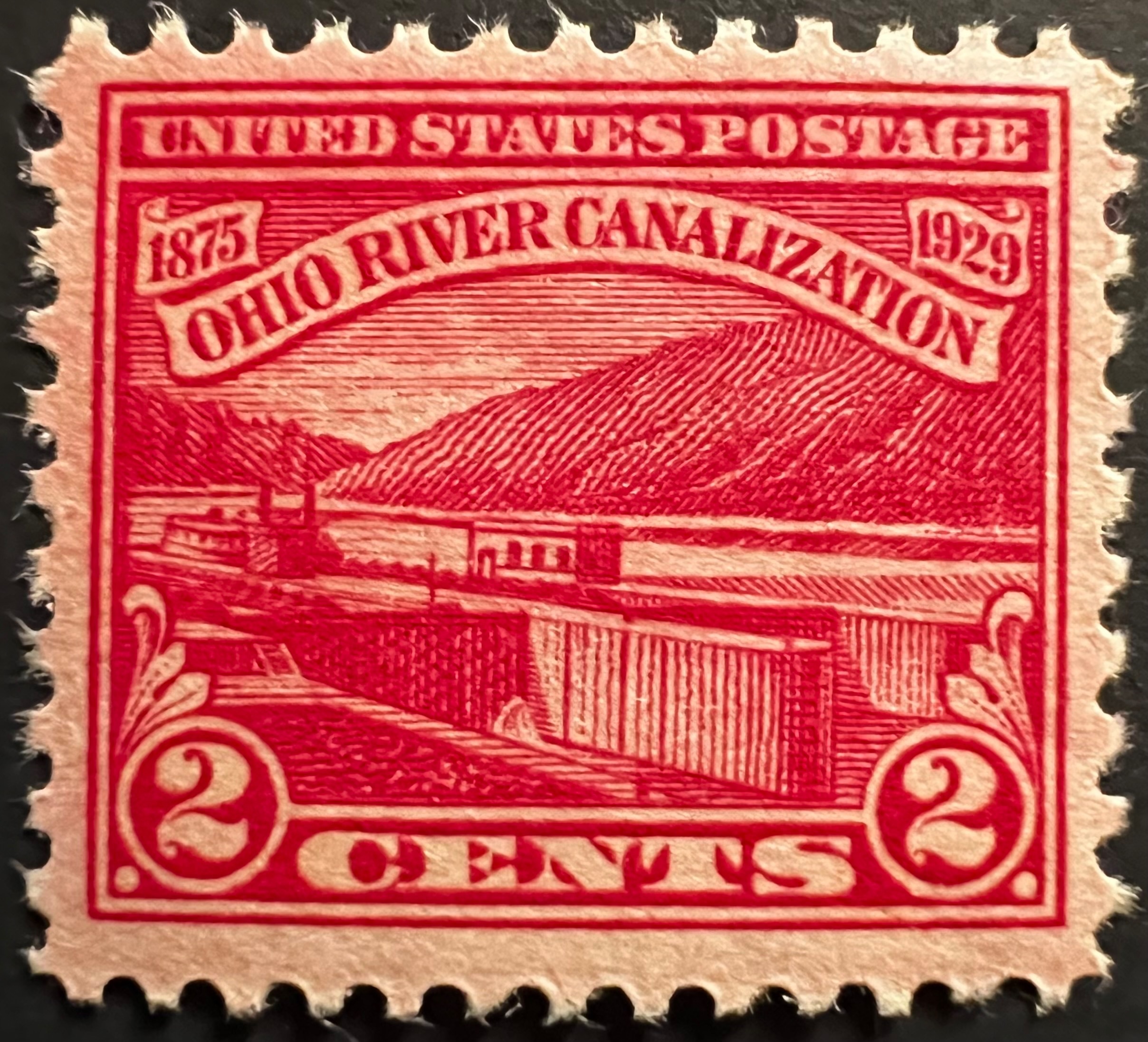 US Stamp #681, MNH 2C Ohio River Canalization | United States, General ...