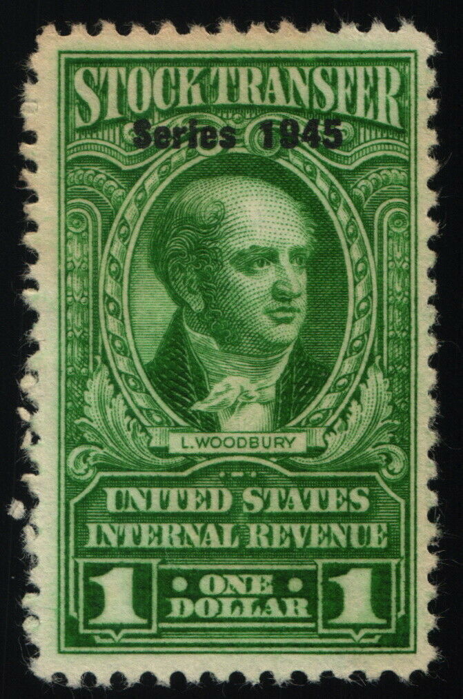 Scott #RD196 - $1 Bright Green - Stock Transfer Stamps - MNH - 1945 ...