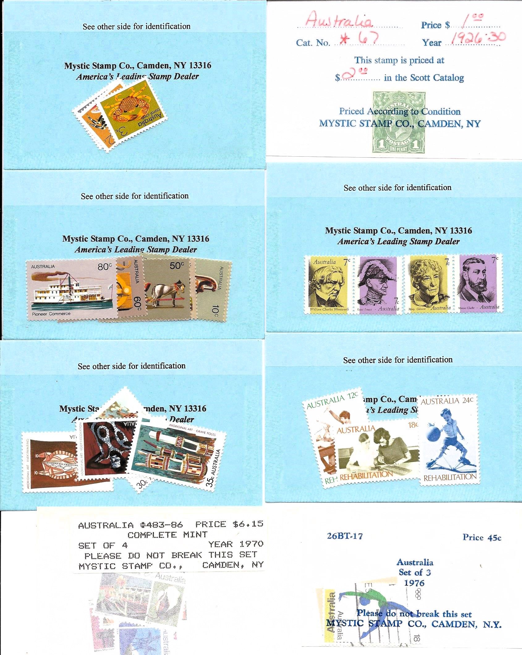 Australia 24 packets of OGNH - See Description | United States, General ...