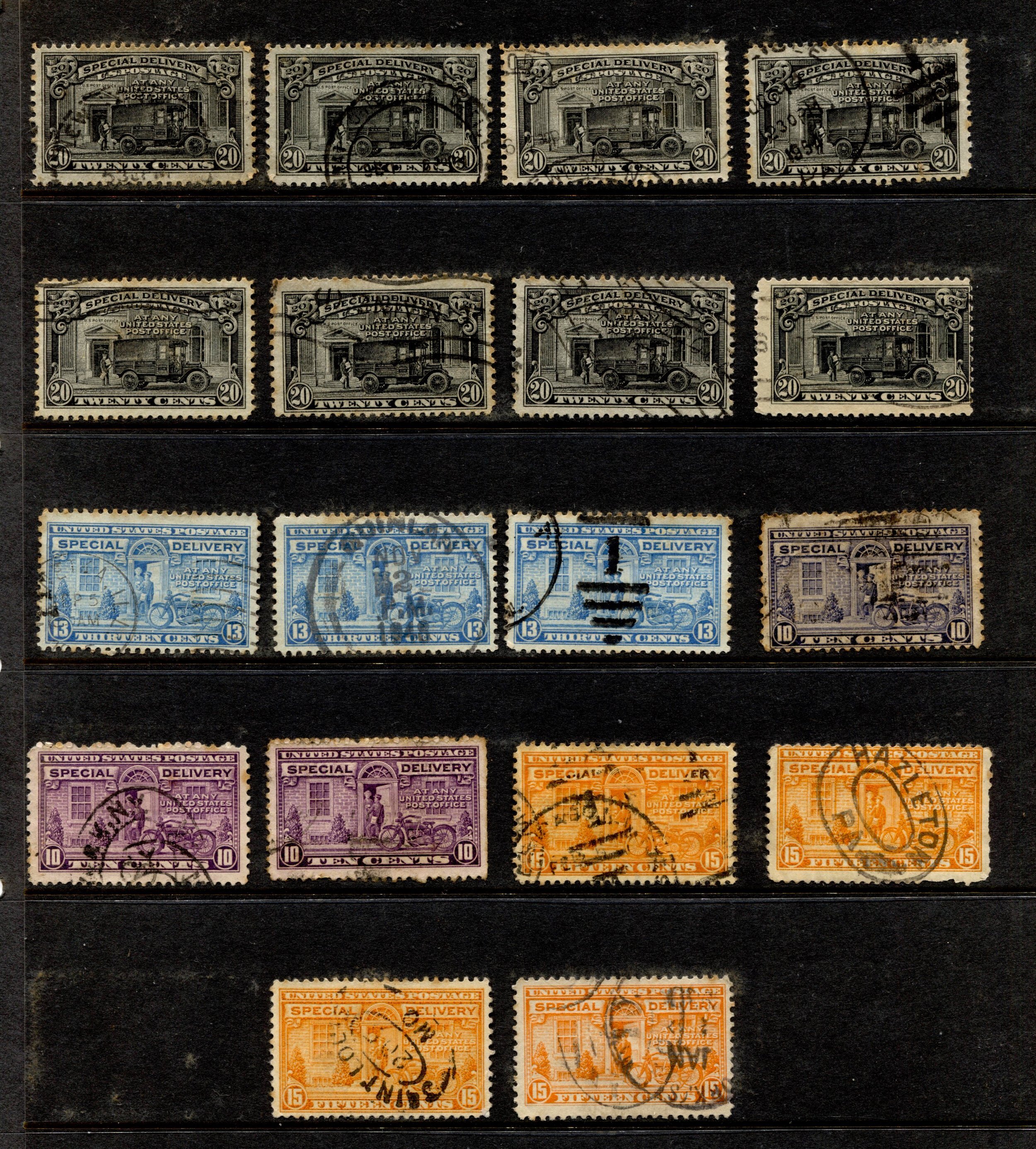 US Stamps #18 Used Special Delivery Issues - Unchecked | United States ...