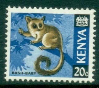 Kenya 1966-69 Pictorial 20c Senegal Bush Baby MUH | Africa - Kenya ...