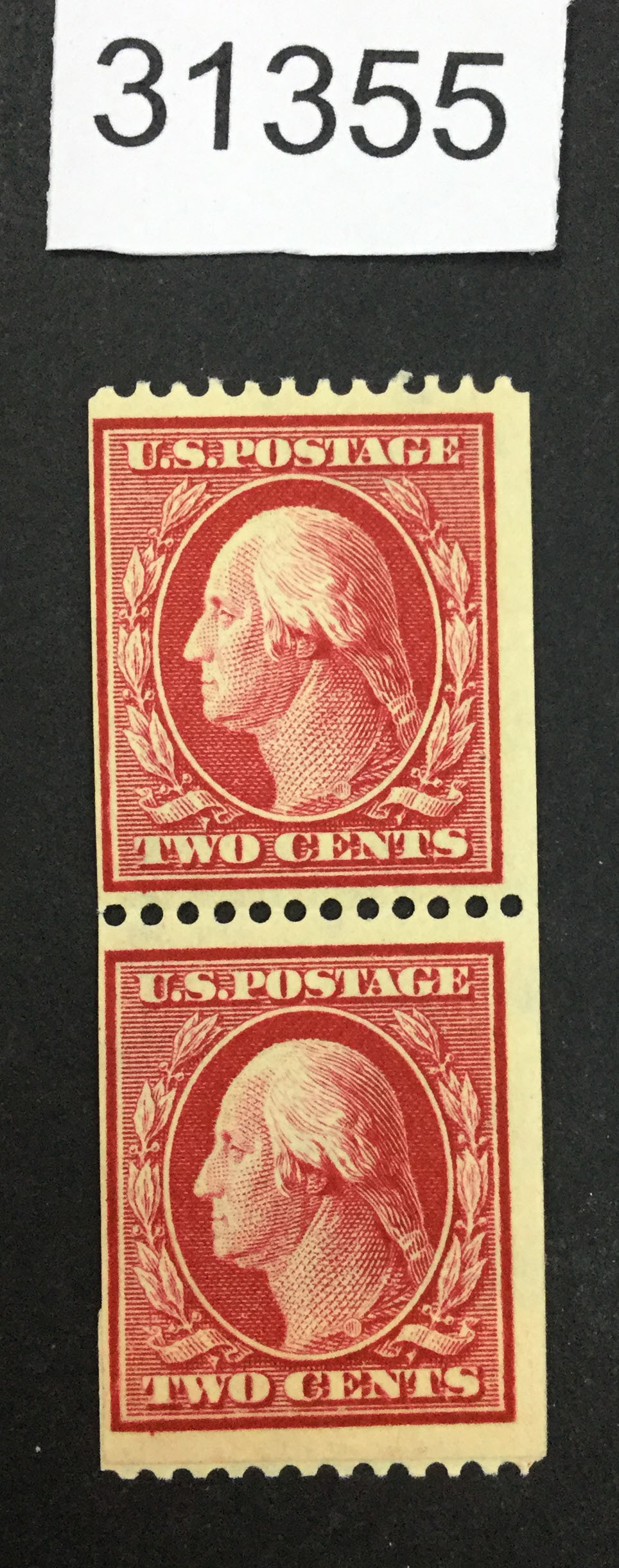 US Stamps #386 Mint OG NH Pair Paste-Up LOT #31355 | United States ...