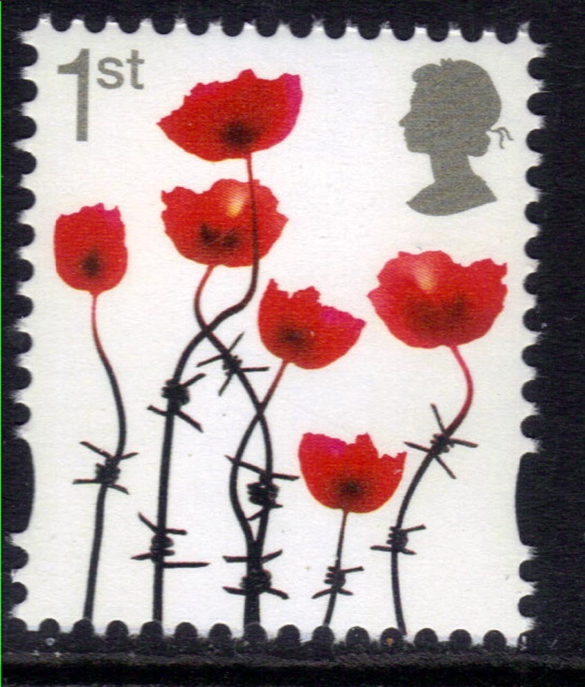 GB 2010 QE2 1st Smilers Six Poppies Umm Ex M/S 3024 ( L100 ) | Great ...