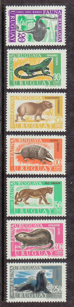 Uruguay #C361-368 MVLH | Central & South America - Uruguay, Air Mail ...