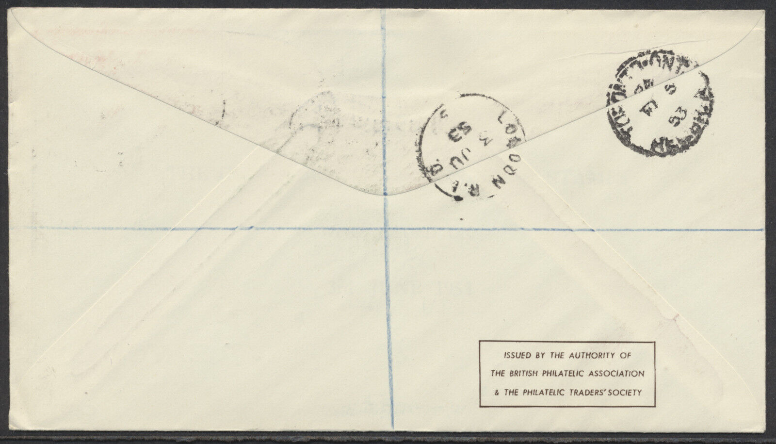 1953 Scott #313-316 QEII Coronation FDC Registered to Canada | Great ...
