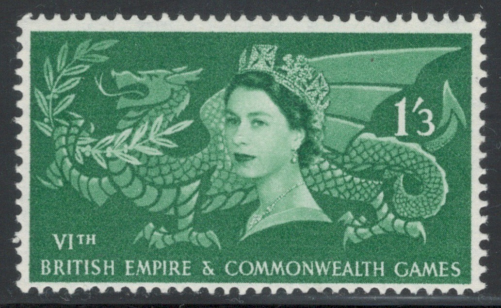 Great Britain 1958 6th British Empire & Commonwealth Games 1sh3p Scott ...