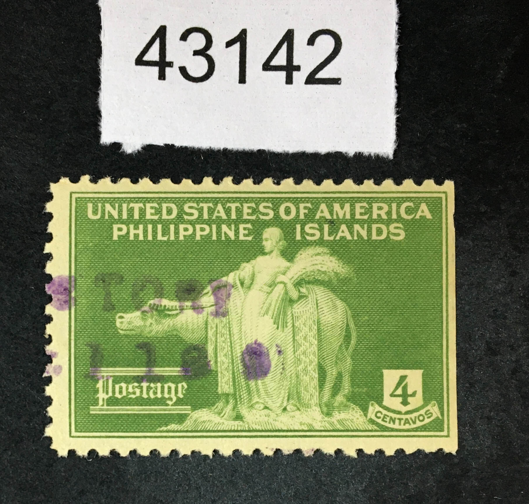 US Stamps Philippines # 384 Rare Victory Ovpt Mint OG NH $50 LOT #43142 ...