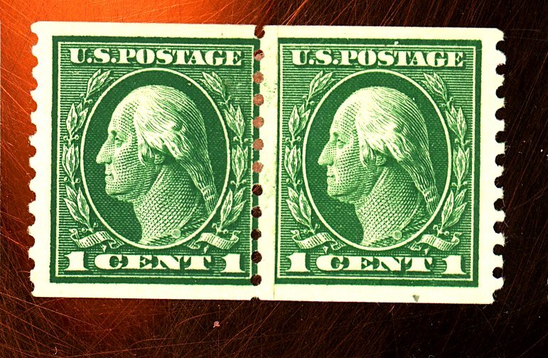 443 Mint Paste UP Pair FVF OG HR Cat $75 | United States, General Issue ...