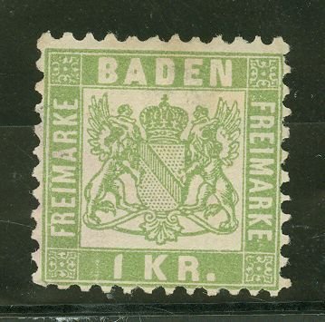 Baden #26 Single | Worldwide - Other, General Issue Stamp / HipStamp