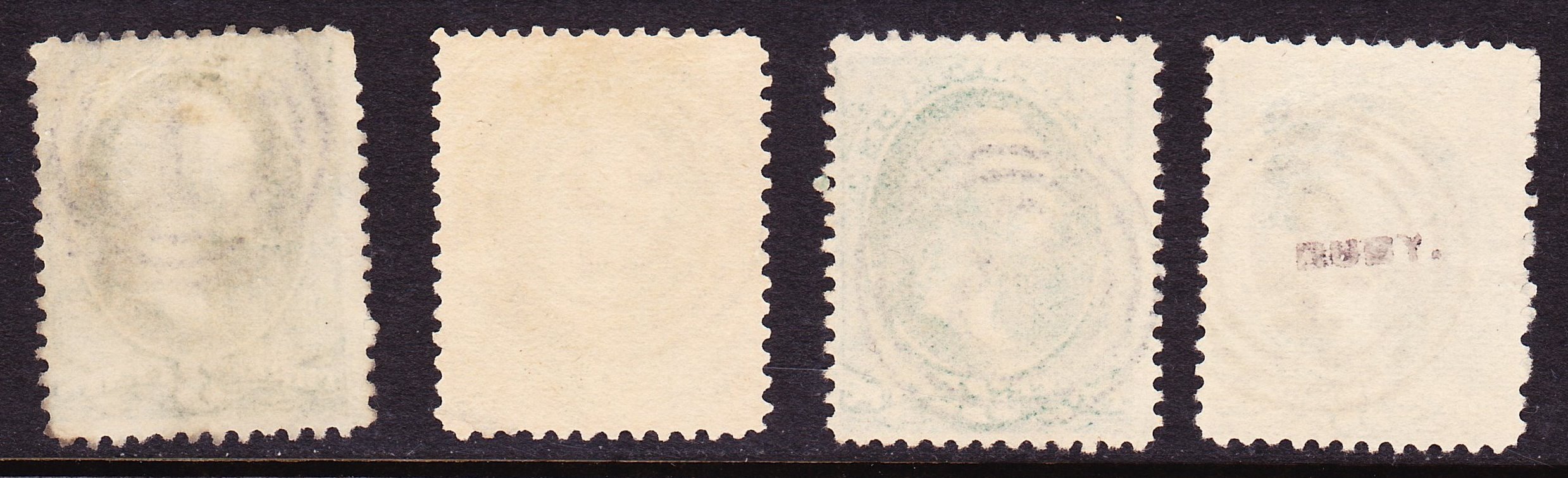 Scott 184/207 (x4), Used, SOTN "1,2,3,4" in 3 Rings Cancels, Small ...