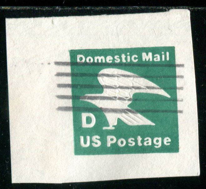 U607 US (22c) Embossed Eagle, used cut corner | United States, Postal ...