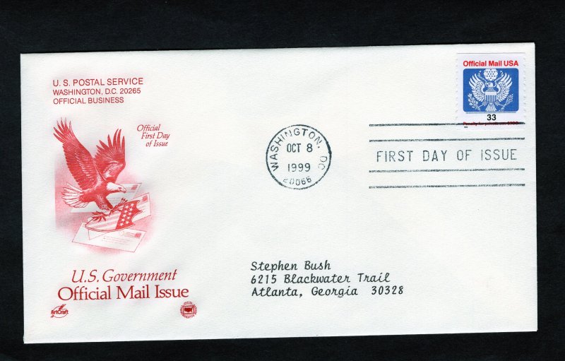 O157 Official Mail, FDC ArtCraft/PCS addressed | United States ...