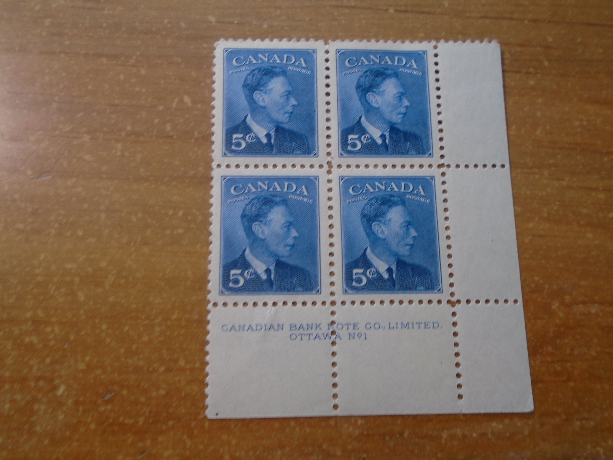 Canada # 288 LR # 1 Plate Block | Canada, General Issue Stamp / HipStamp