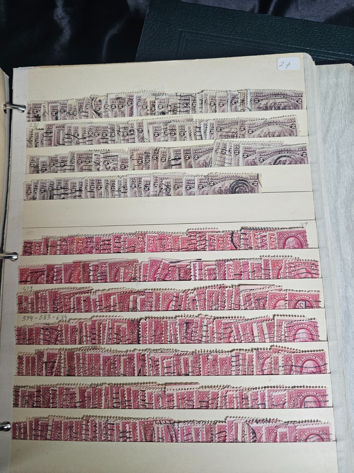 US MASSIVE 1900s-90s Used Stamp Stock Tens of Thousands in NINE Loaded ...