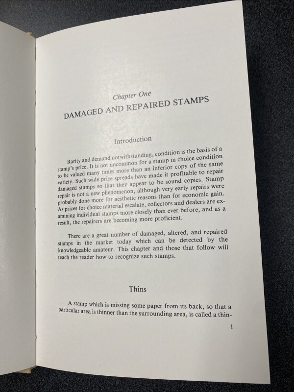 How to Detect Damaged, Altered, and Repaired Stamps, Schmid 1979 ...