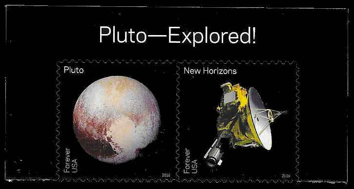 PCBstamps US #5077/5078a Pair 94c(2x{47c})Pluto Explored, MNH, (13 ...