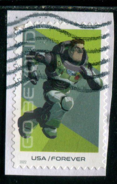 5711 US (60c) Buzz Lightyear - running SA, used on paper | United ...