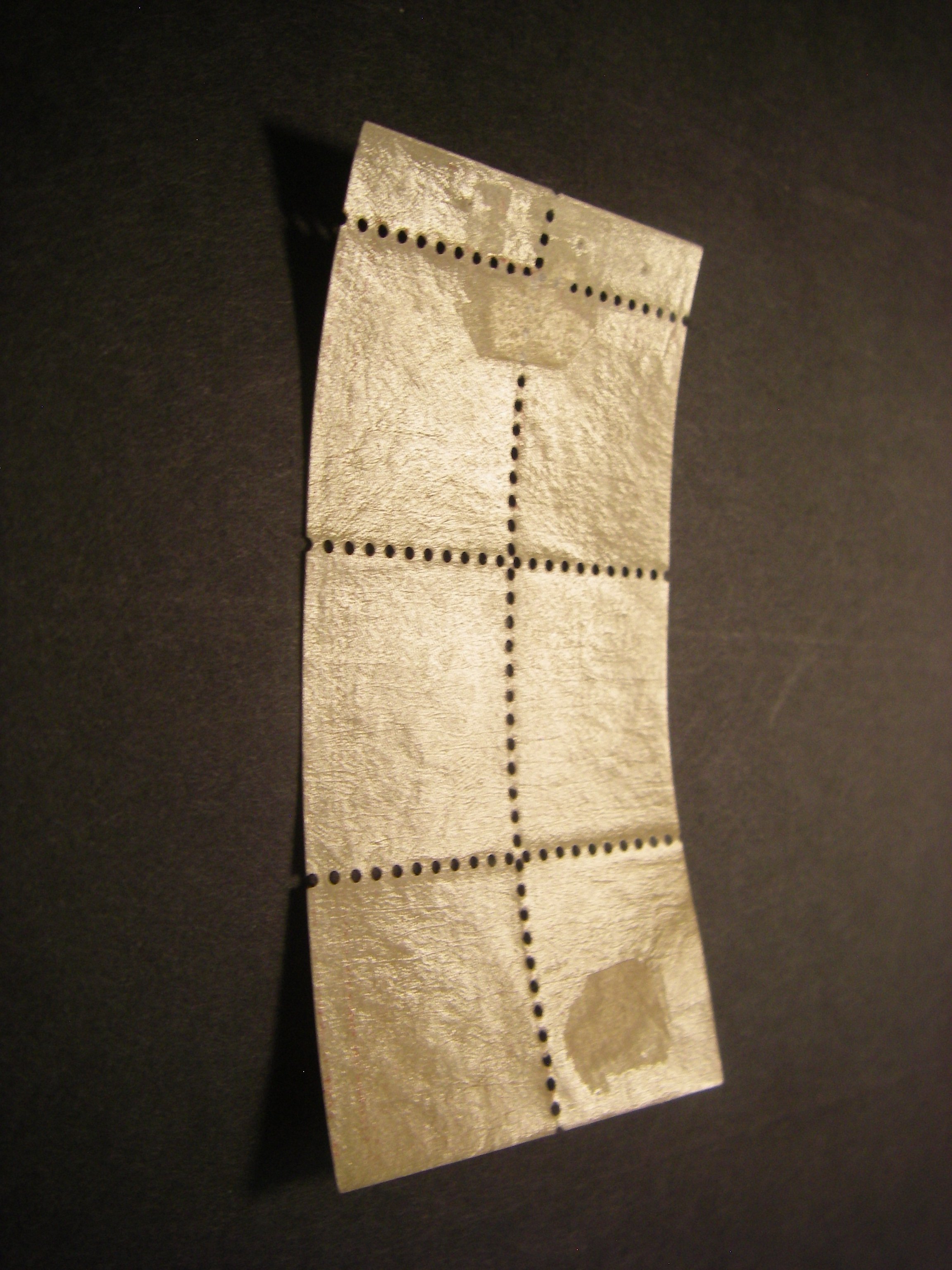 Scott 425e, 2c Washington, pane of 6 with Plate #7147, hinged early ...