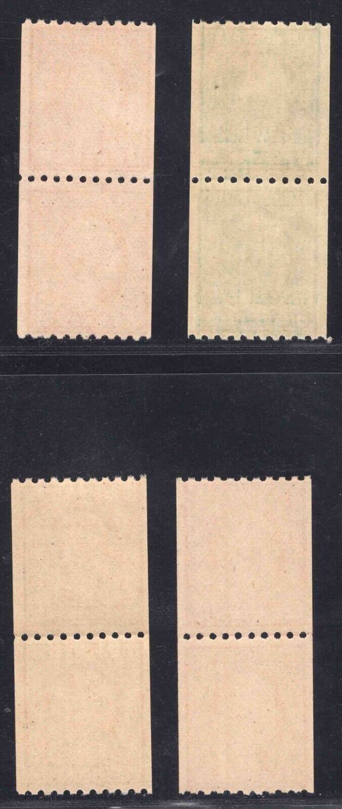 US Stamps #486-489 Coil Line Pairs SET Mint OG NH VF Choice CAT. $410 ...