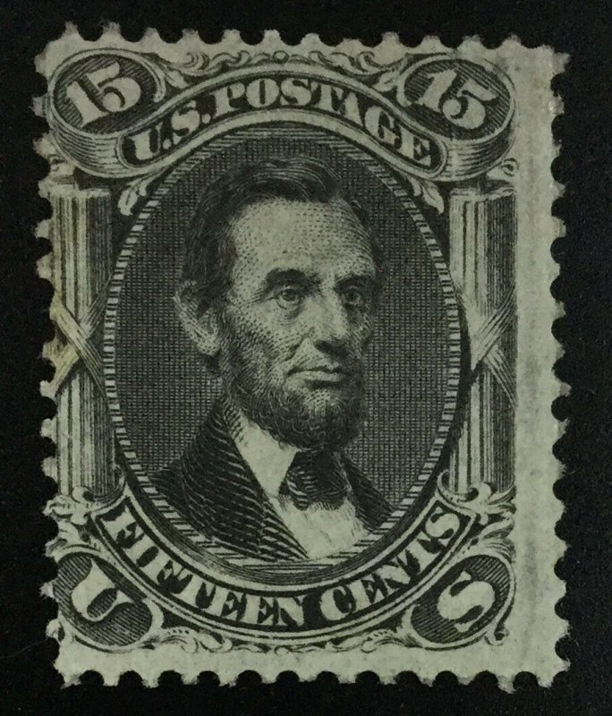 US Stamps #98 F Grill Unused Sound CAT. $1,600 LOT #72576* | United ...