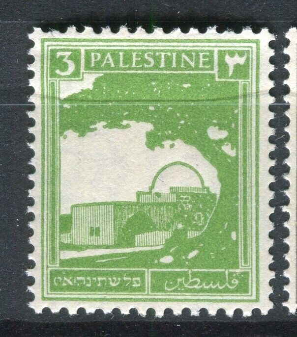 PALESTINE; 1927 early Rachel's Tomb issue Mint hinged 3m. value ...