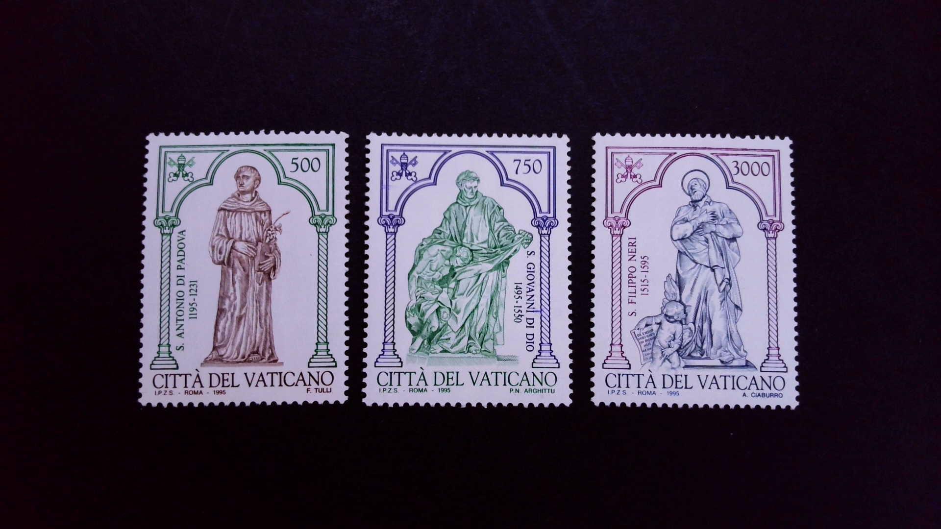 Vatican City Sc# 993-995 MNH Complete Set (1995) | Europe - Vatican ...