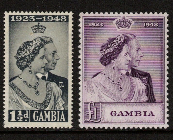 Gambia #146 - #147 Very Fine Mint Original Gum Hinged Set | Africa ...